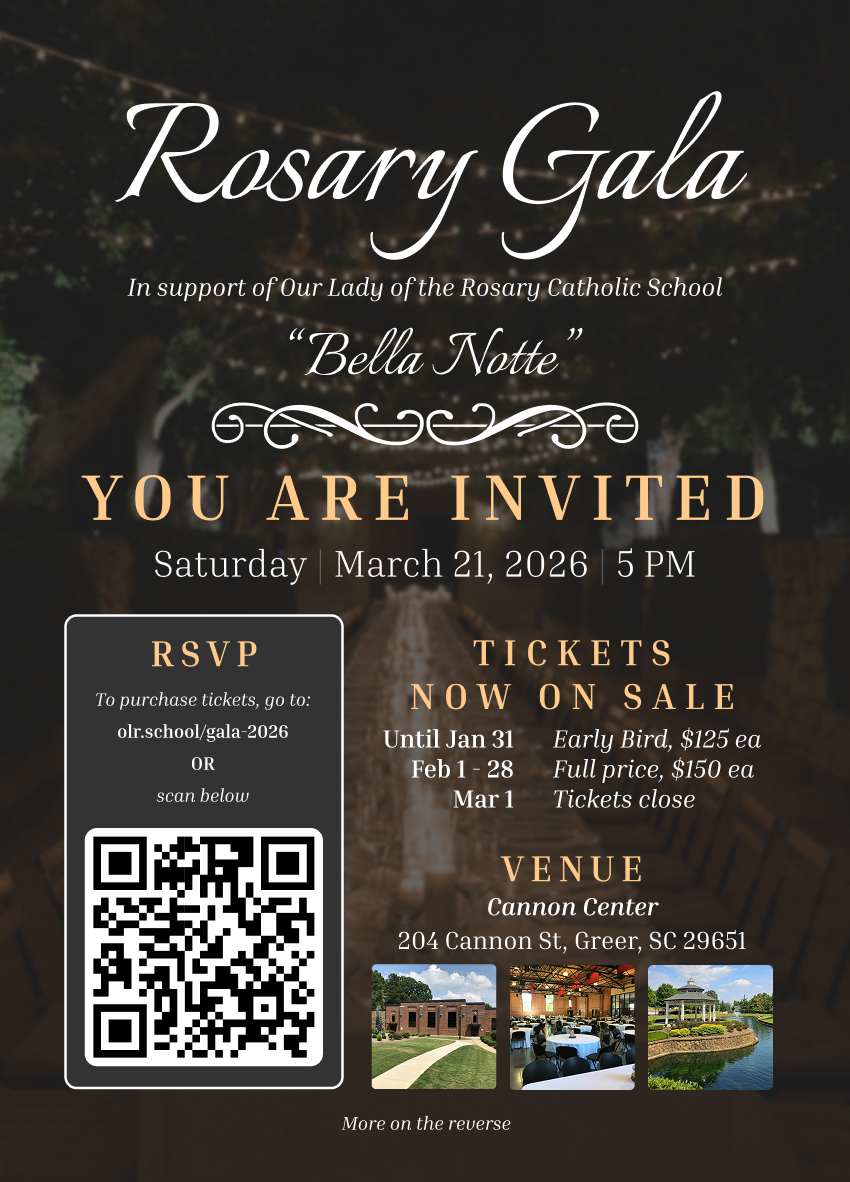 Rosary Gala Tickets on Sale Until Feb. 28 – OLR Church – Our Lady of ...